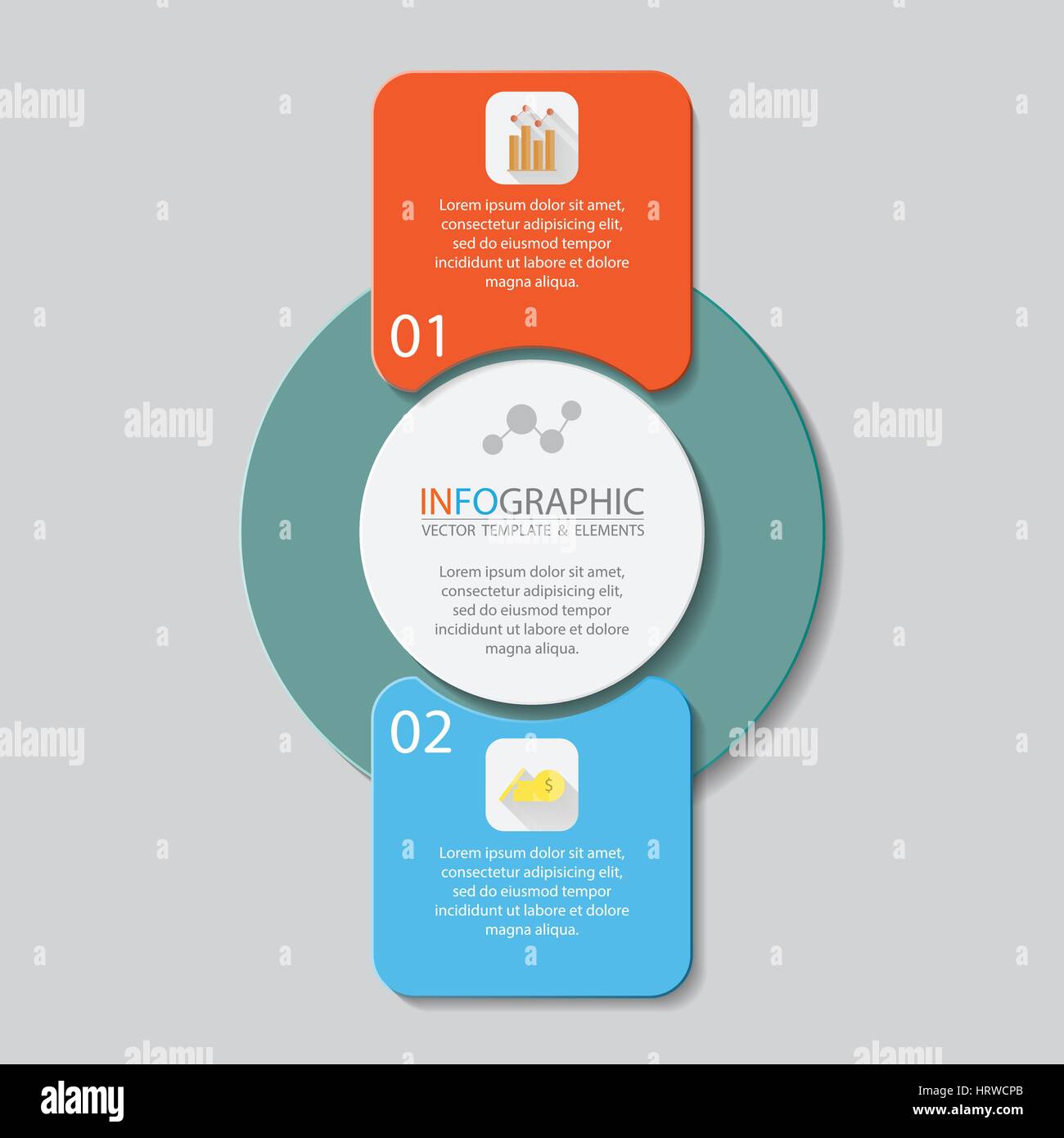 Abstract 3D digital illustration Infographic. Vector illustration can ...