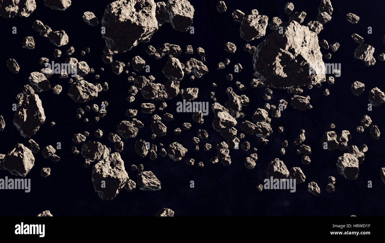Asteroid belt hi-res stock photography and images - Alamy