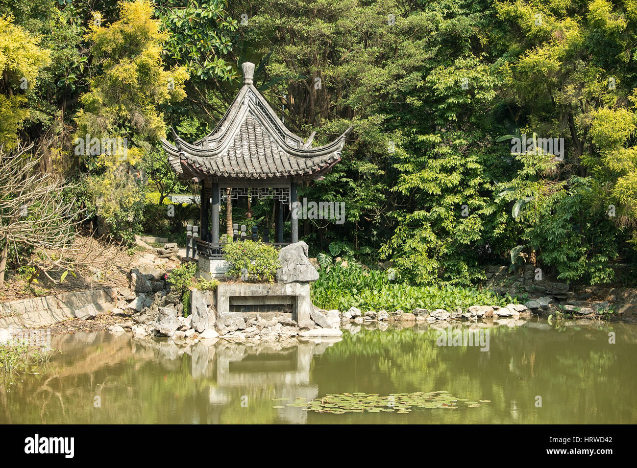 chinese ancient pavilion Stock Photo - Alamy
