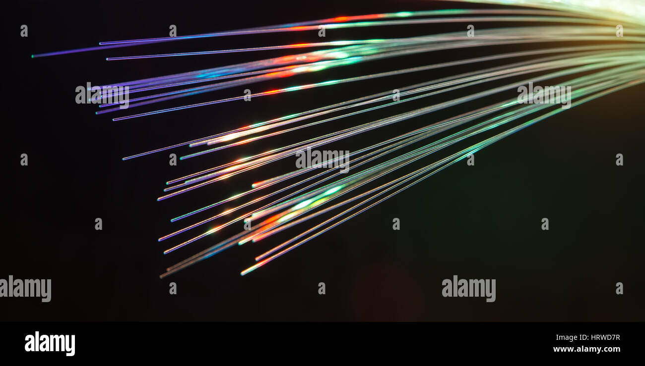 fiber optical network cable Stock Photo - Alamy
