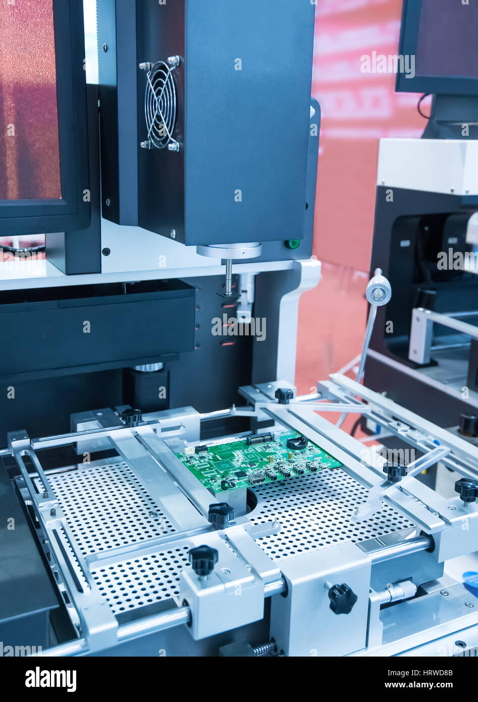 Microchip production factory Stock Photo - Alamy