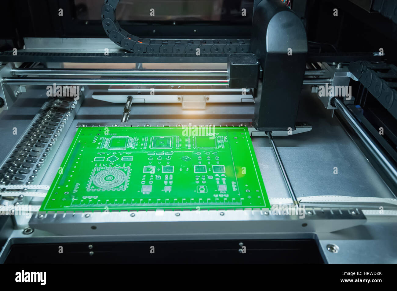 Microchip production factory Stock Photo - Alamy