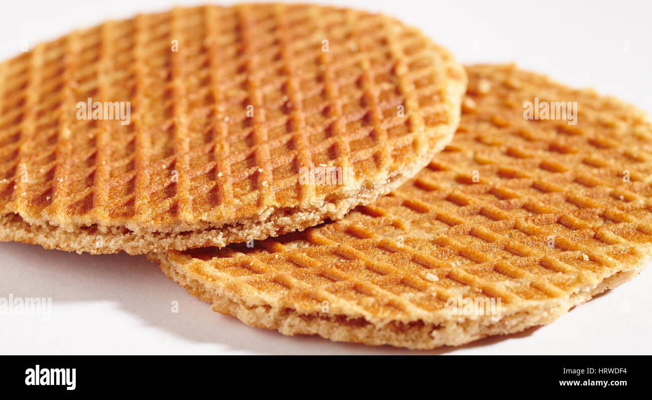 Dutch Stroopwafels, called "Stroopies" in English Stock Photo - Alamy