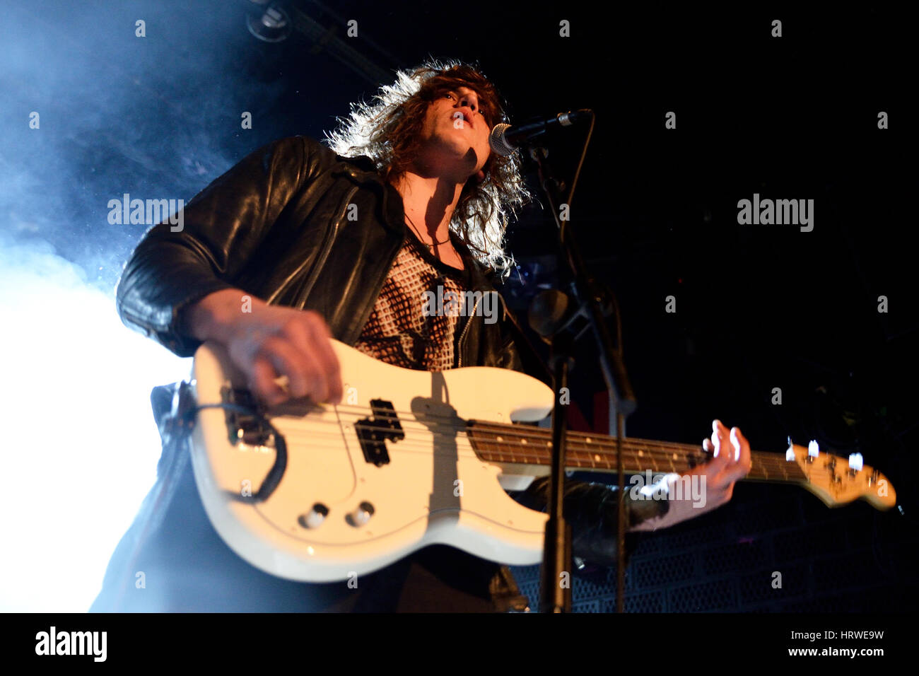 BARCELONA - MAR 7: The Dash (post-punk band) in concert at Bikini stage ...