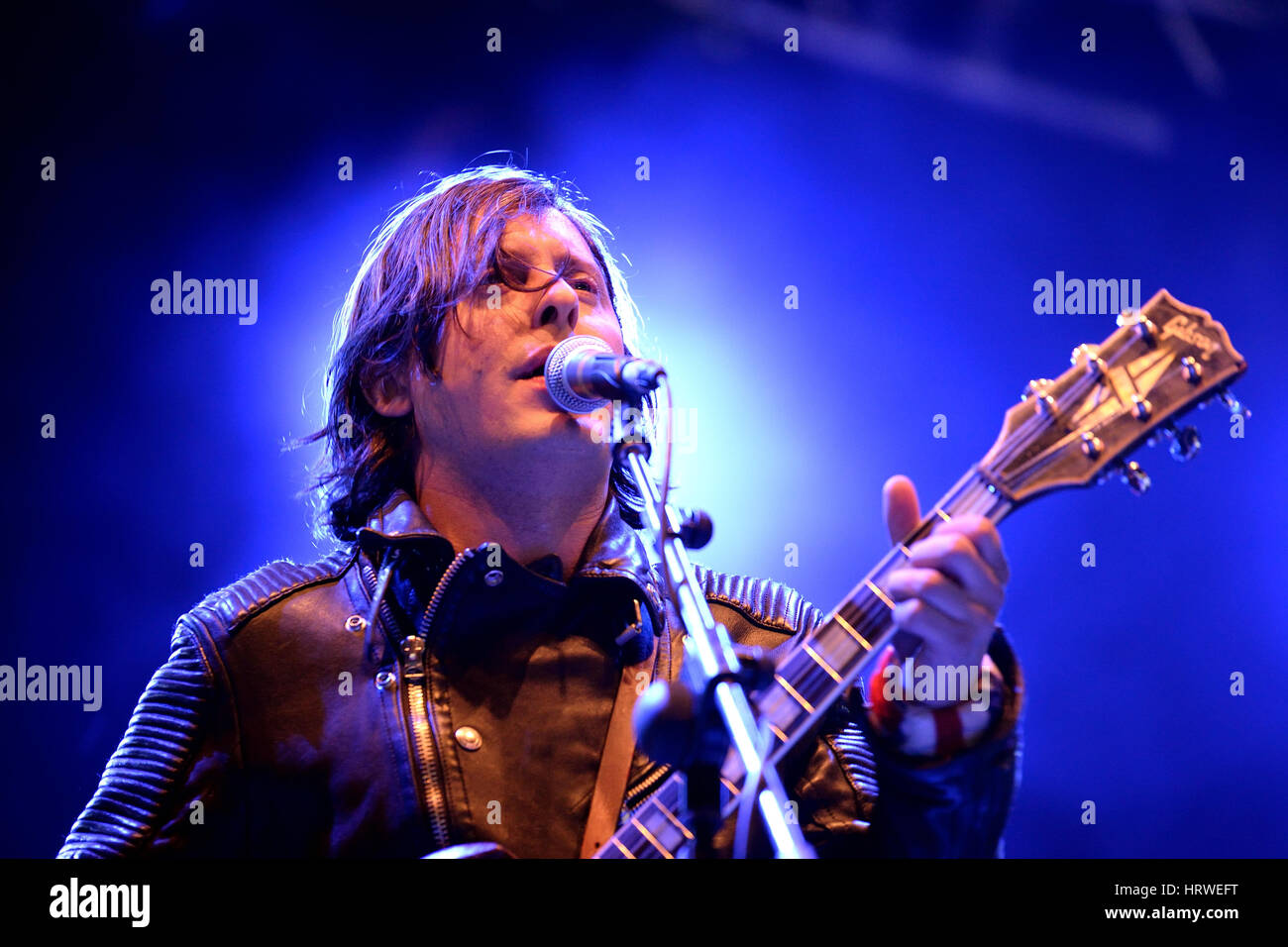VALENCIA, SPAIN - APR 4: Carl Barat and the Jackals (band) performs at ...