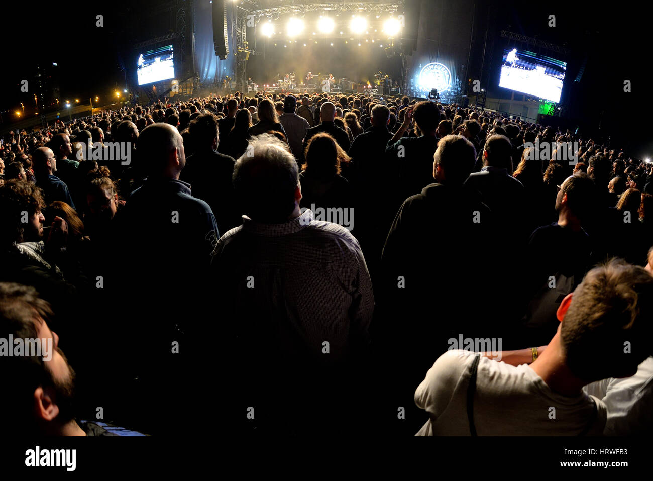 BARCELONA - MAY 28: Crowd at Primavera Sound 2015 Festival on May 28 ...