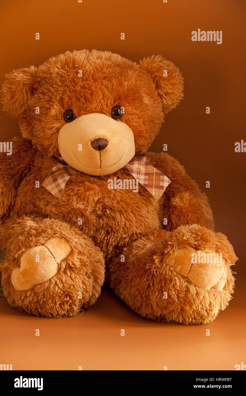 little cute teddy bear Smiles toy Stock Photo - Alamy