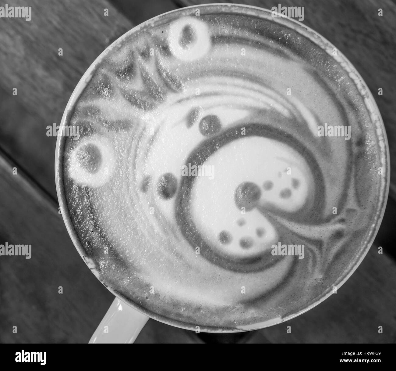 Beverage in mug chocolate Black and White Stock Photos & Images - Alamy