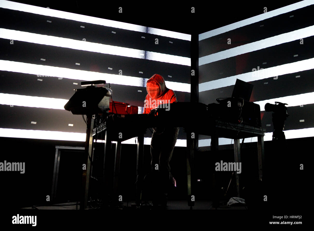 BARCELONA - JUN 19: Squarepusher (electronic, techno and ambient band ...