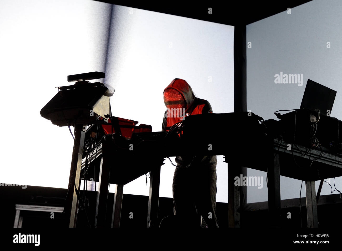 BARCELONA - JUN 19: Squarepusher (electronic, techno and ambient band ...