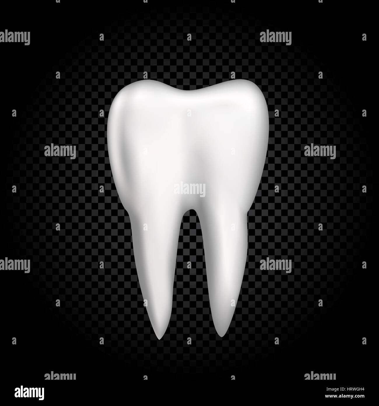 Tooth on dark transparent background Stock Vector Image & Art - Alamy