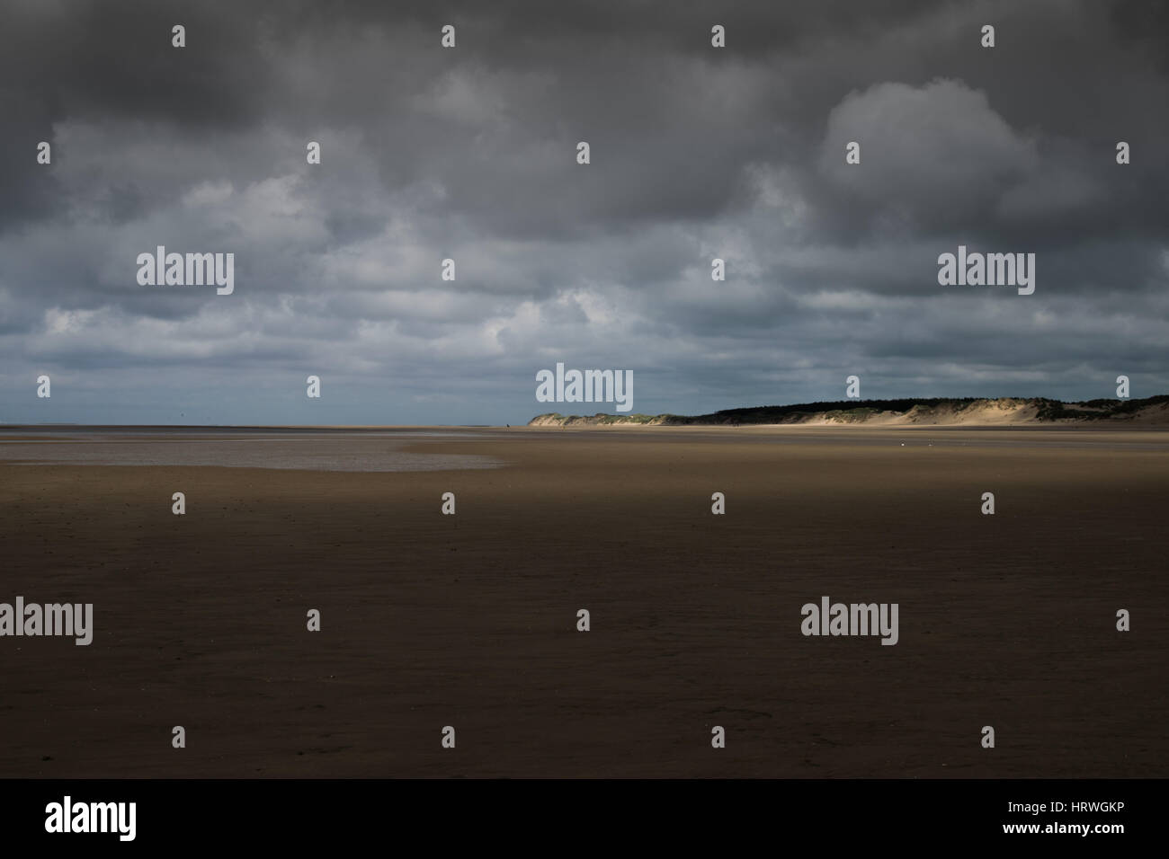 Formby Beach Landscape, Liverpool, England Stock Photo - Alamy