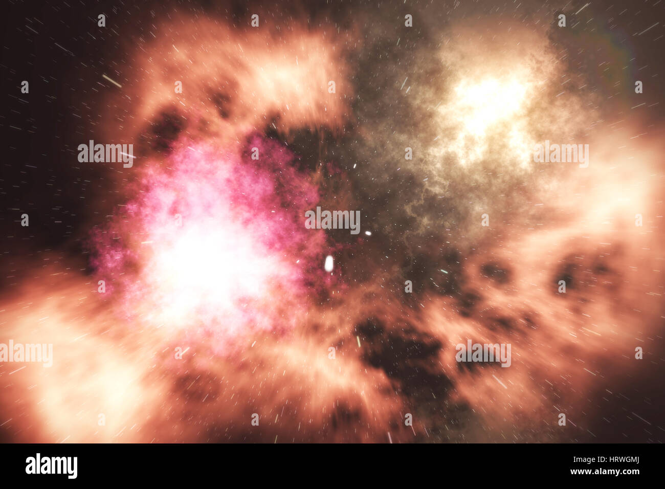 Universe filled with stars, nebula and galaxy, space dust in the ...