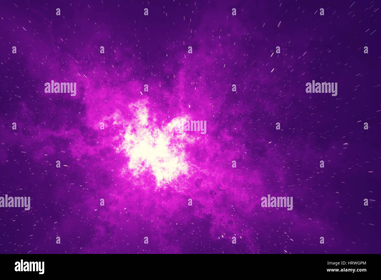 Universe star field in deep space with nebula many light years far from ...