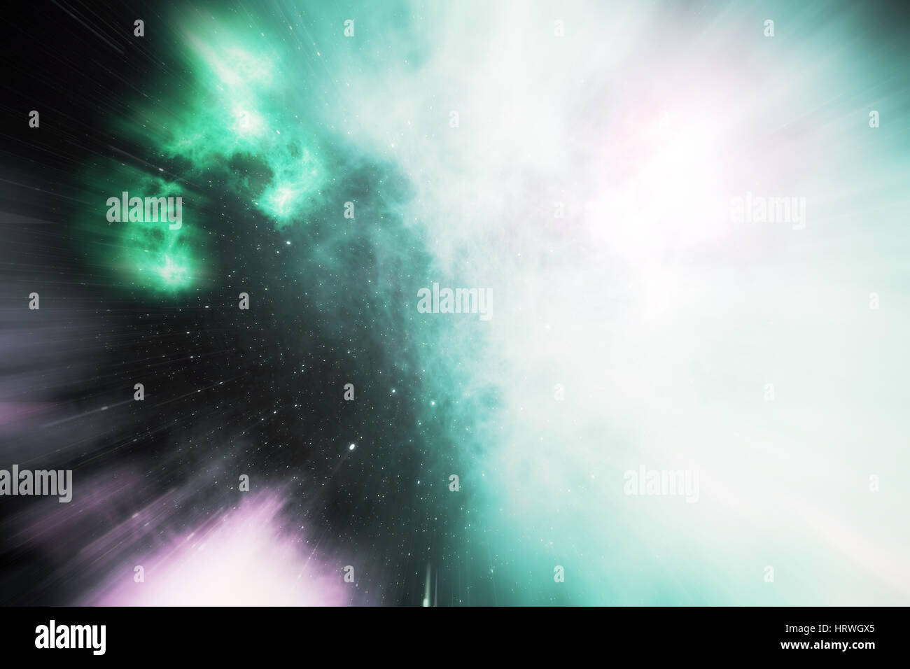 Across the universe. Traveling in space. Time travel. Scene of ...