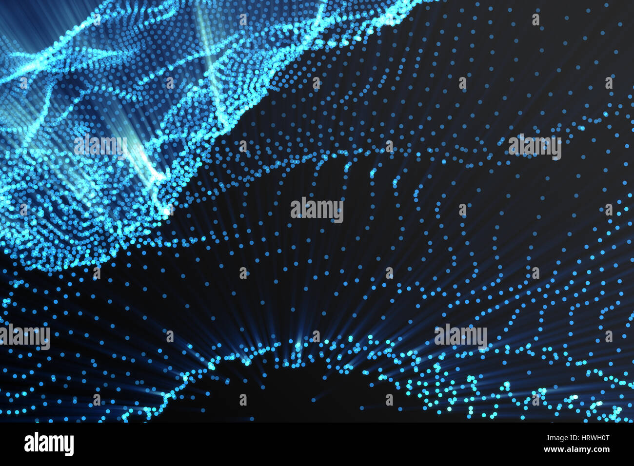 Landscape background. Cyberspace landscape grid. 3d technology ...
