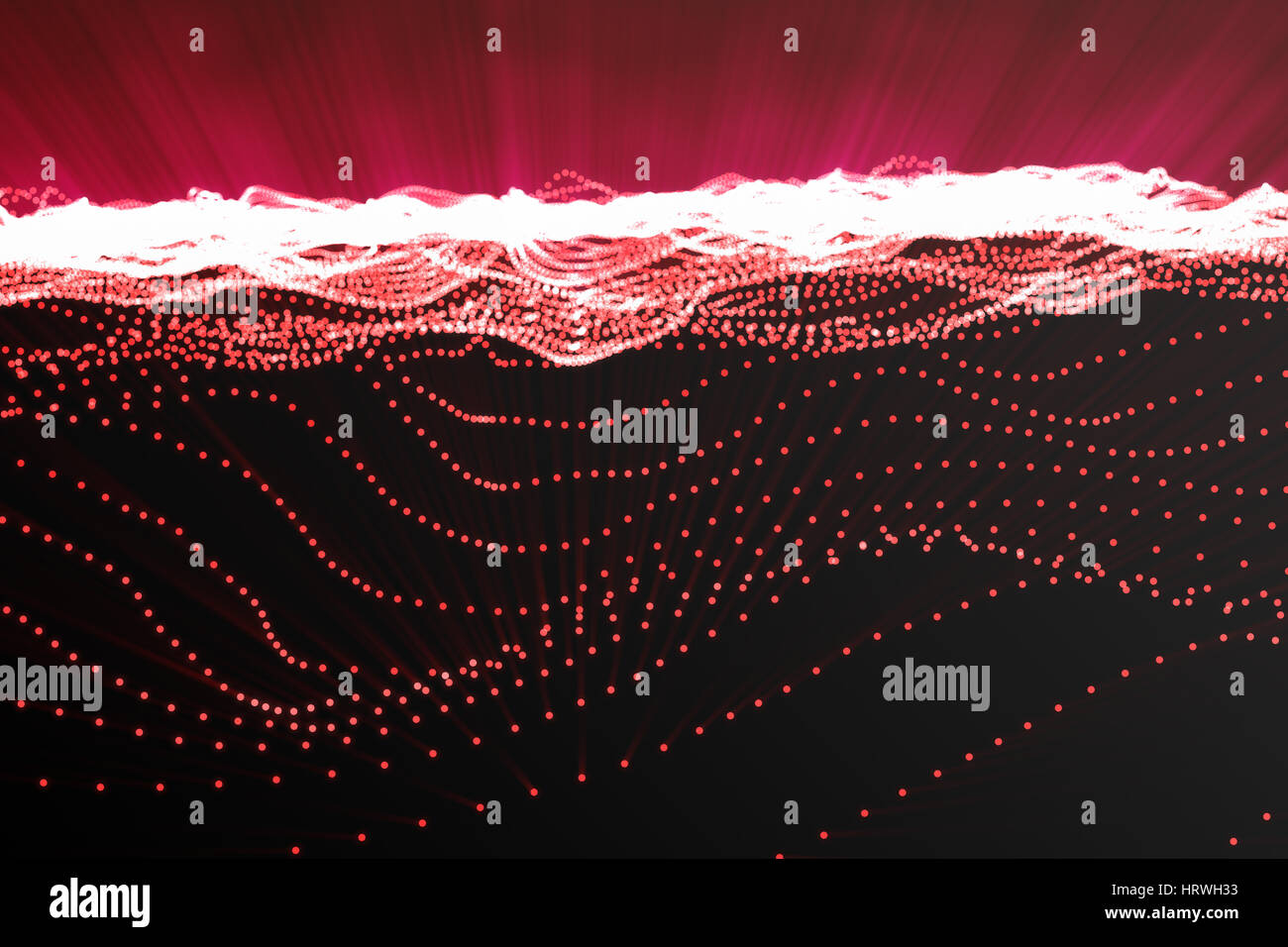 Landscape background. Cyberspace landscape grid. 3d technology ...