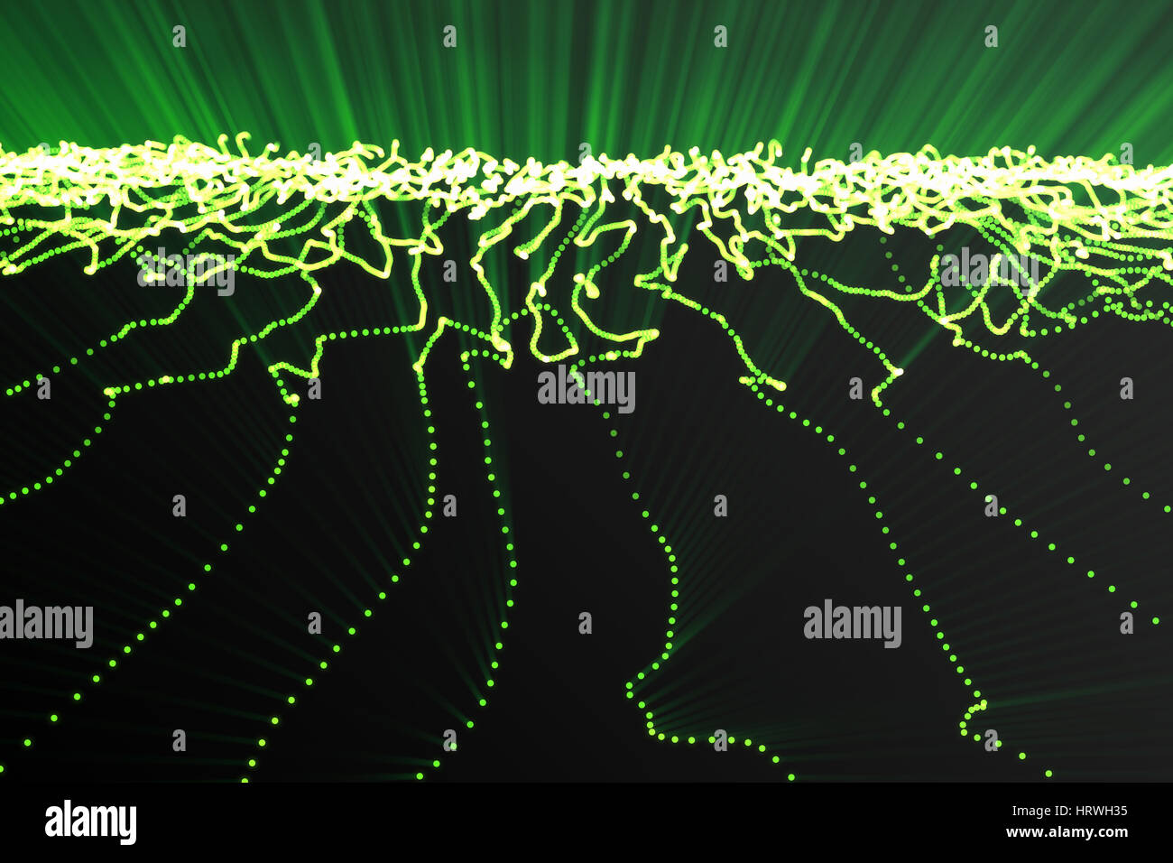 Landscape background. Cyberspace landscape grid. 3d technology ...
