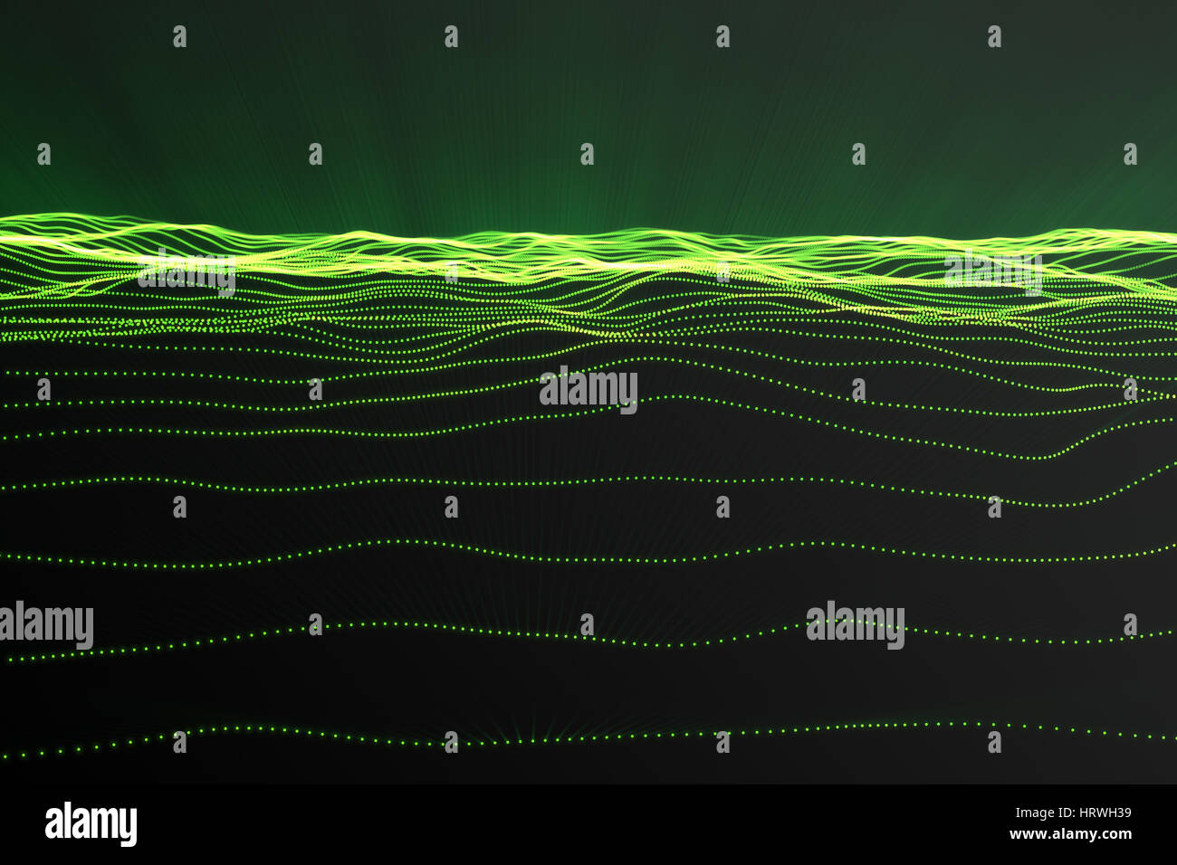 Landscape background. Cyberspace landscape grid. 3d technology ...