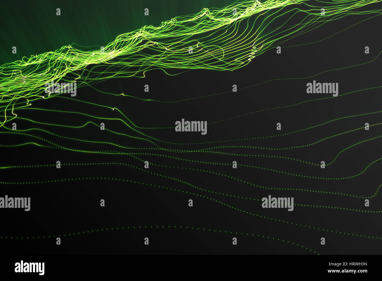 Landscape background. Cyberspace landscape grid. 3d technology ...