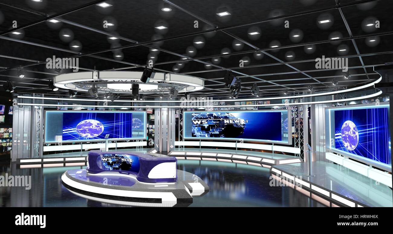 Virtual Tv News Set 1 Virtual sets that are required for any modern ...