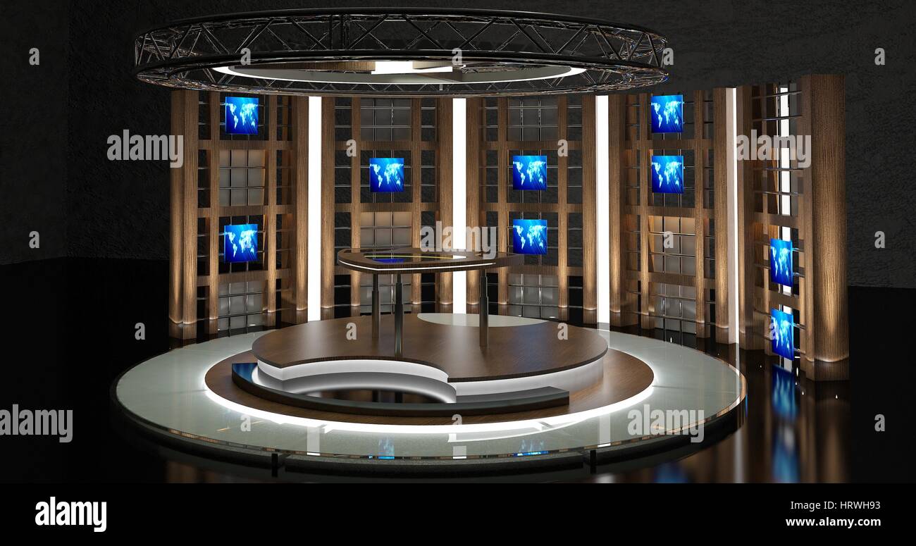 Virtual Talk Show Background