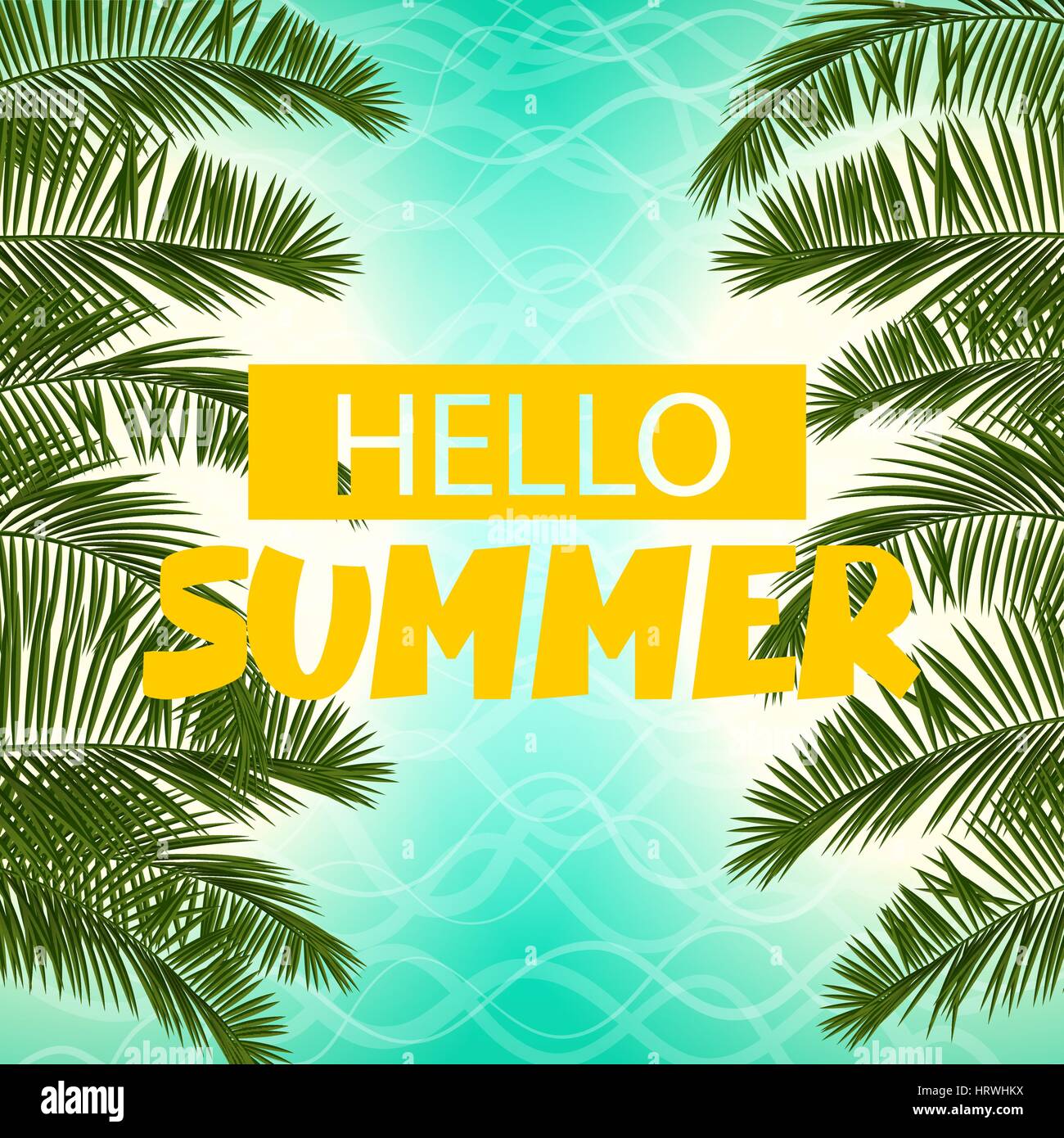 Summer sea design template Stock Vector Images - Alamy