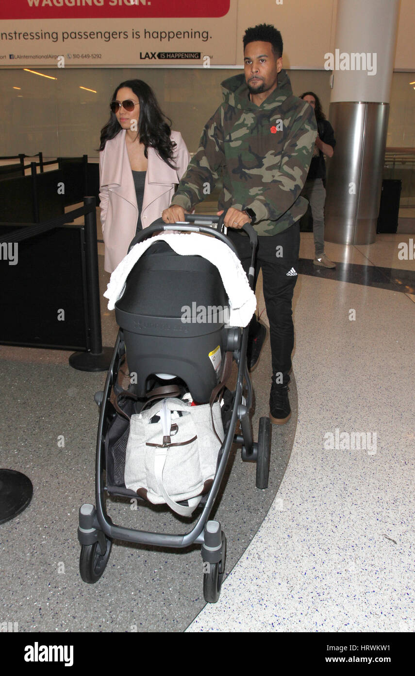Jurnee Smollett-Bell and Josiah Bell arrive at Los Angeles ...