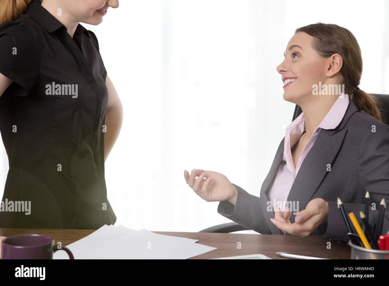 Female co workers hi-res stock photography and images - Alamy