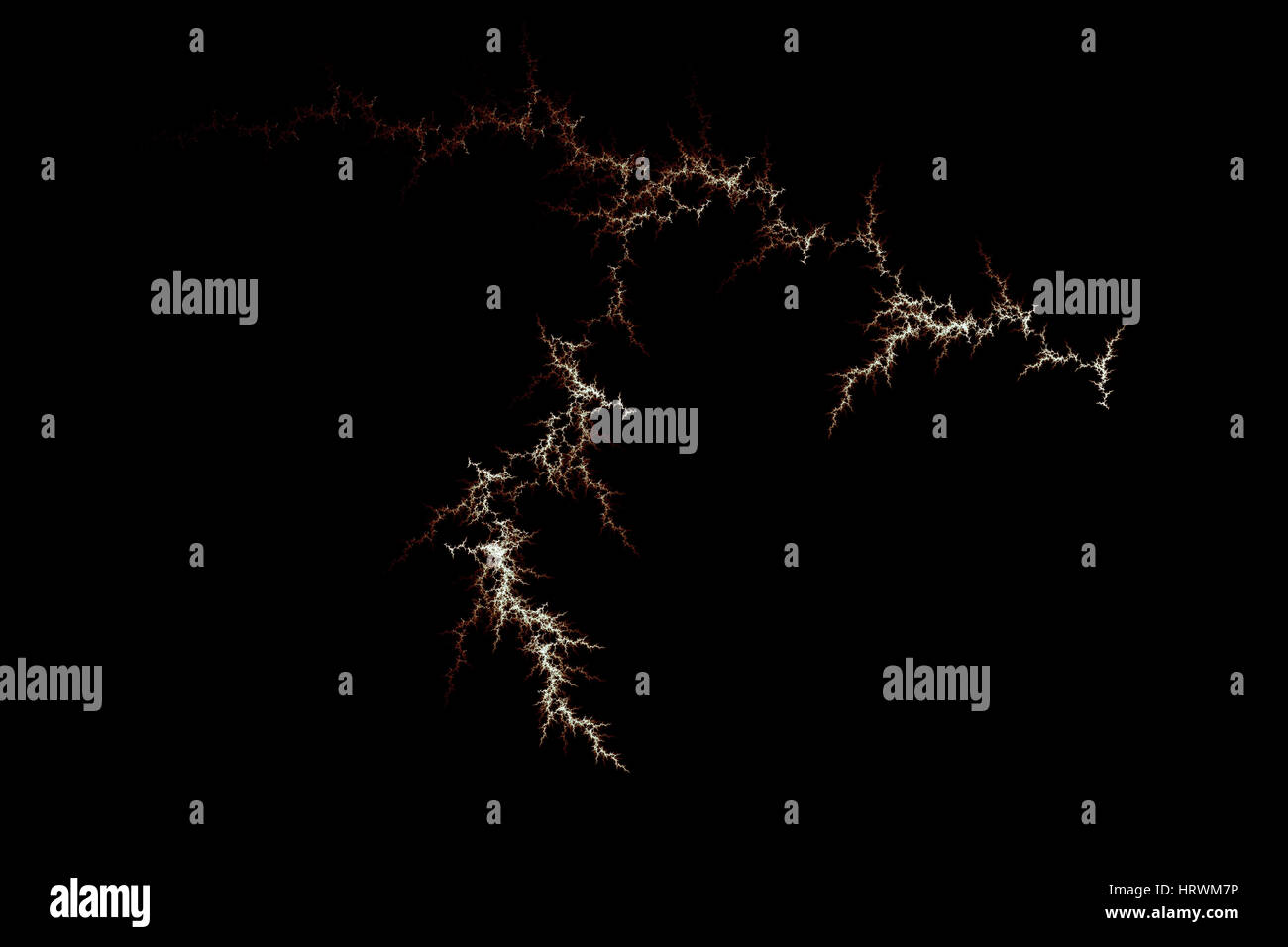 Abstract orange lightning design Stock Photo - Alamy