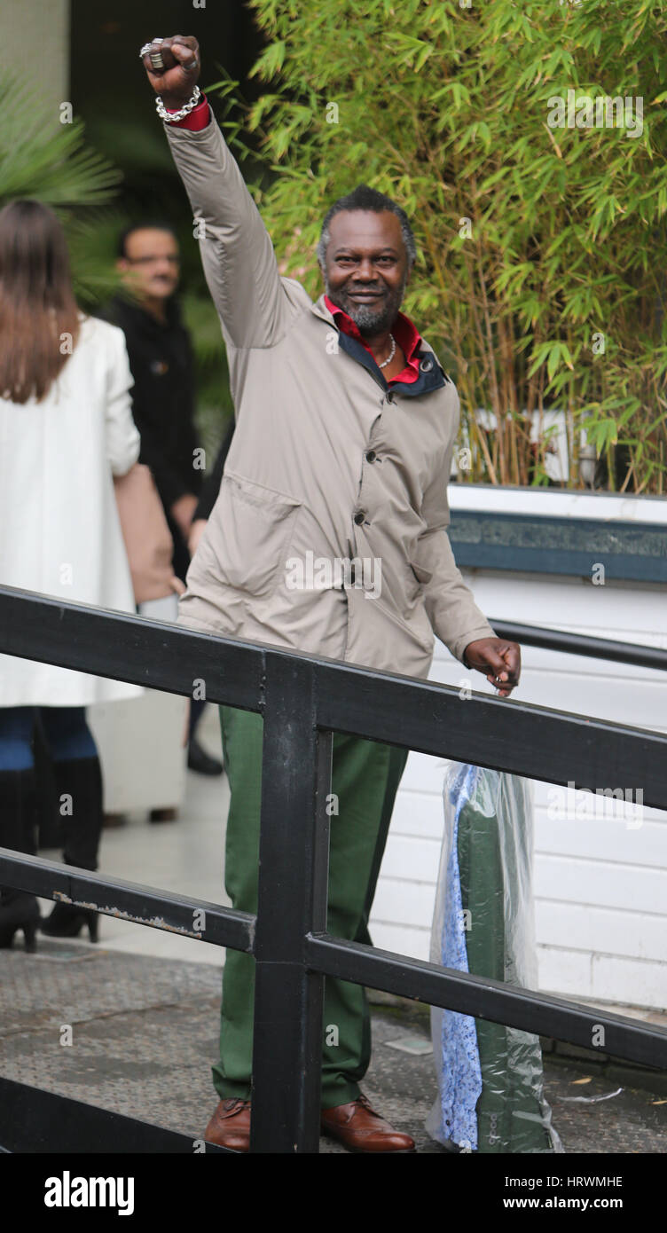 Levi Roots outside ITV Studios Featuring: Levi Roots Where: London ...