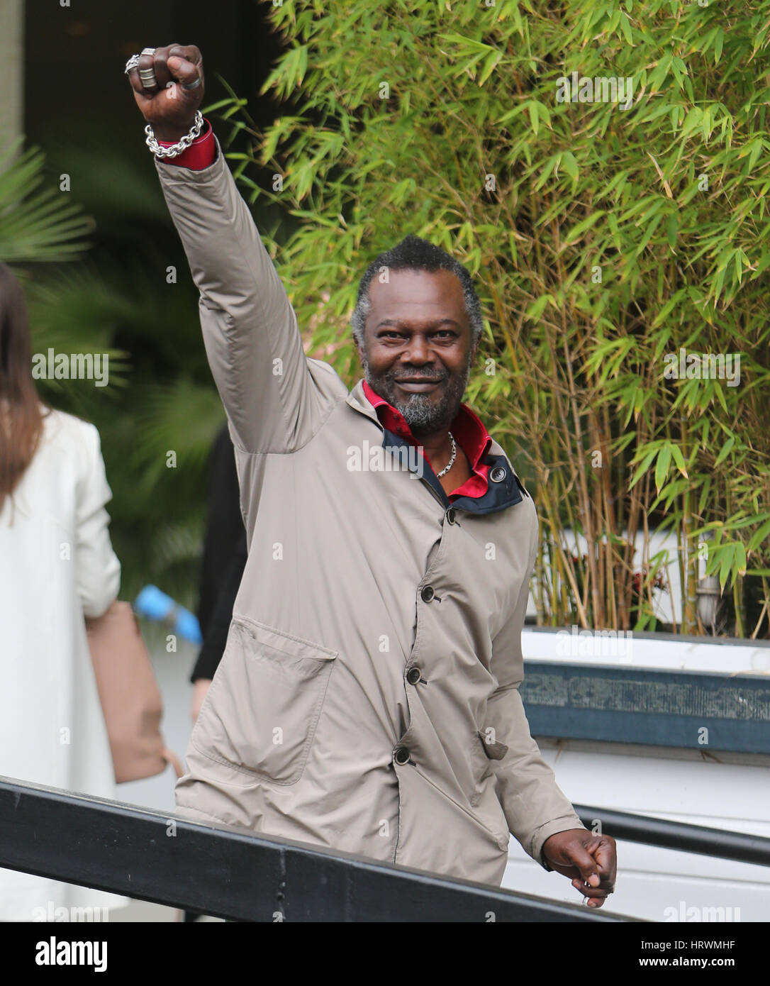 Levi Roots outside ITV Studios Featuring: Levi Roots Where: London ...