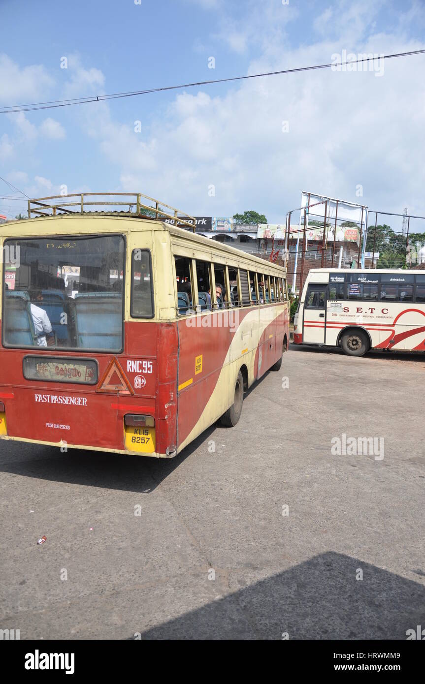Kerala State Transport Bus for Public, Alleppy, Kerala, India (Photo ...