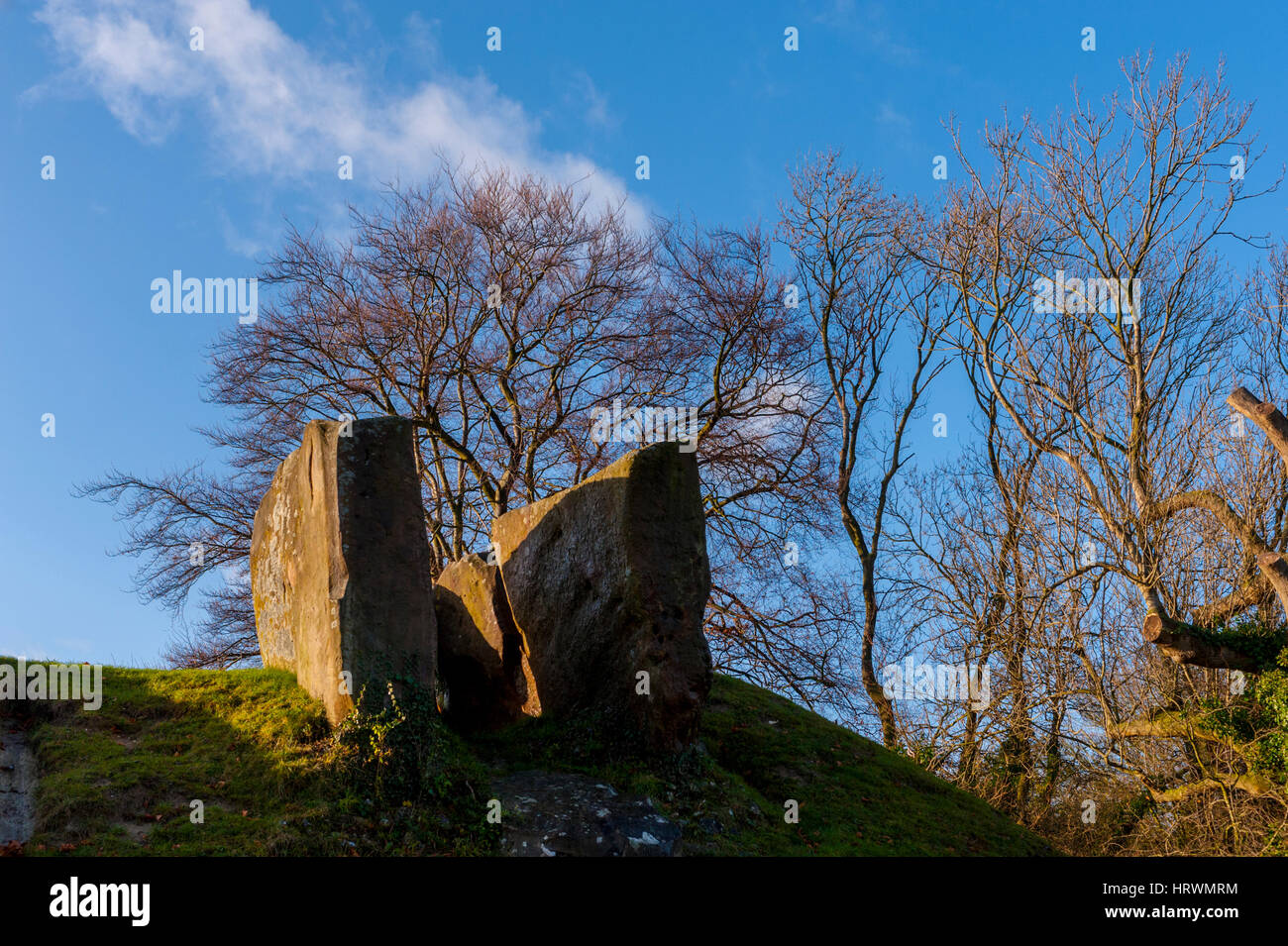 Coldrum Long Barrow near Trottiscliffe village south of the North Downs ...