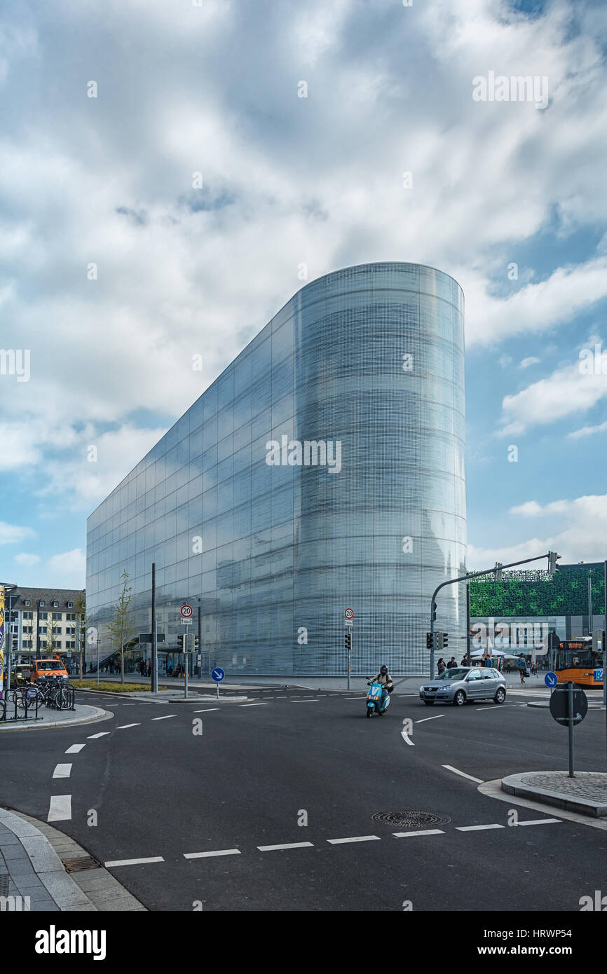 Koblenz, Germany, April 22, 2015: The building Confluentes Forum ...