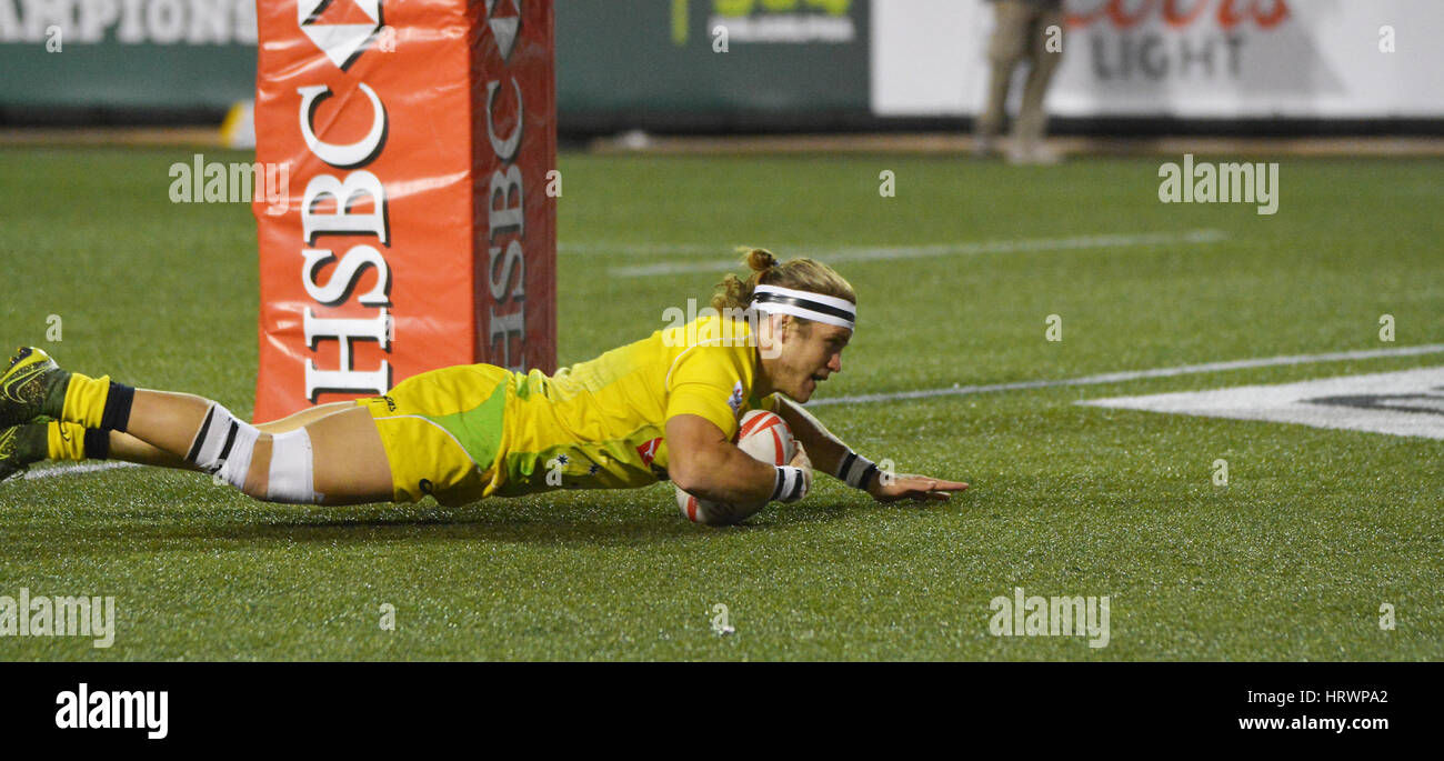 Las Vegas, Nevada, USA. 3rd Mar, 2017. Australian Rugby player Tom ...