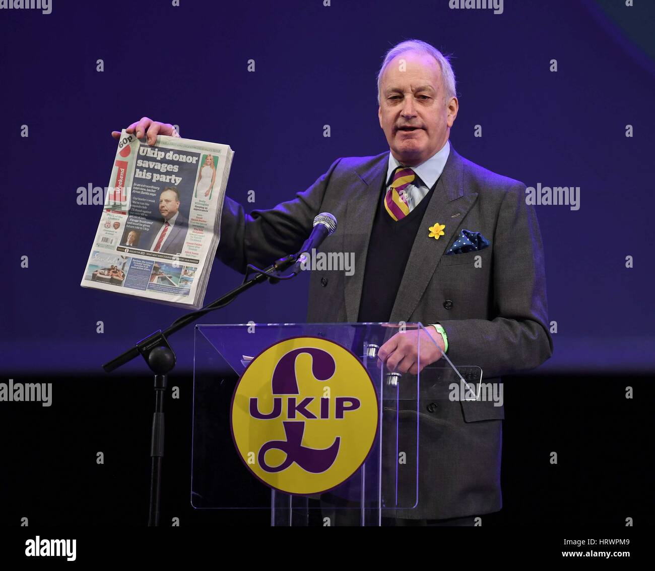 Weymouth, Dorset, UK. 4th Mar, 2017. UK Independence Party conference ...