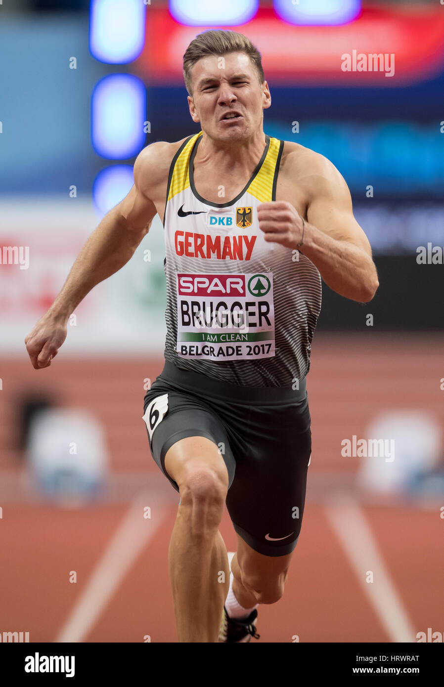 Belgrade, Serbia. 04th Mar, 2017. Mathias Brugger from Germany in ...