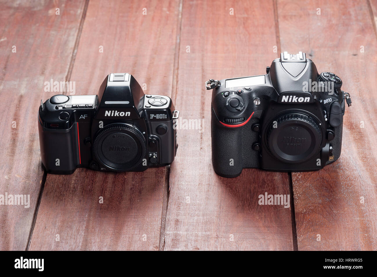 BANGKOK, THAILAND - SEPTEMBER 29, 2014: Difference of two generation of ...