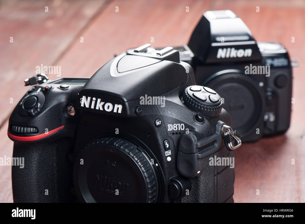BANGKOK, THAILAND - SEPTEMBER 29, 2014: Difference of two generation of ...
