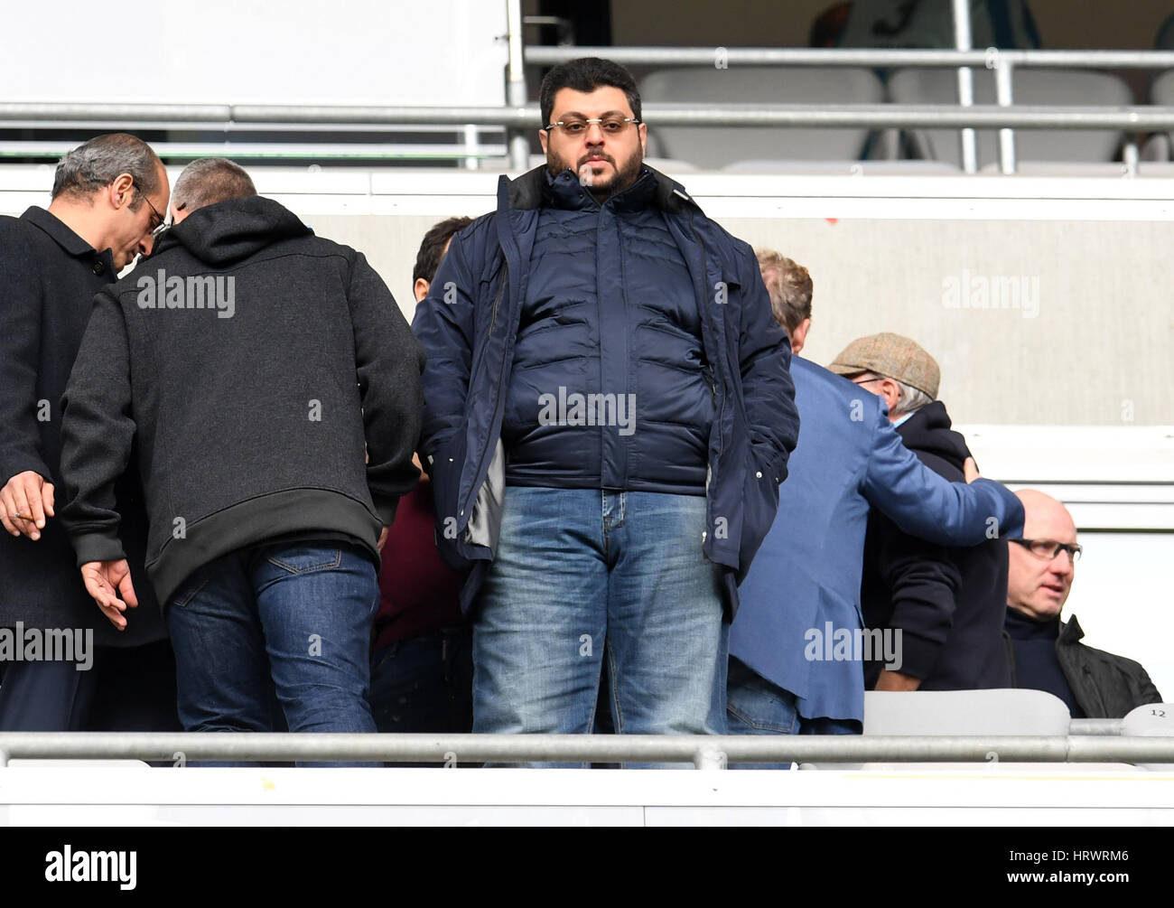Munich, Germany. 04th Mar, 2017. Investor Hasan Ismaik from Jordan at ...