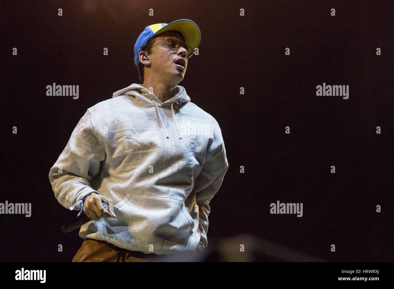 Okeechobee, Florida, USA. 3rd Mar, 2017. Rapper LOGIC (SIR ROBERT ...