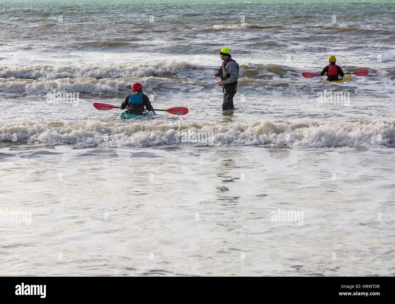 Boscombe beach kayaking hi-res stock photography and images - Alamy
