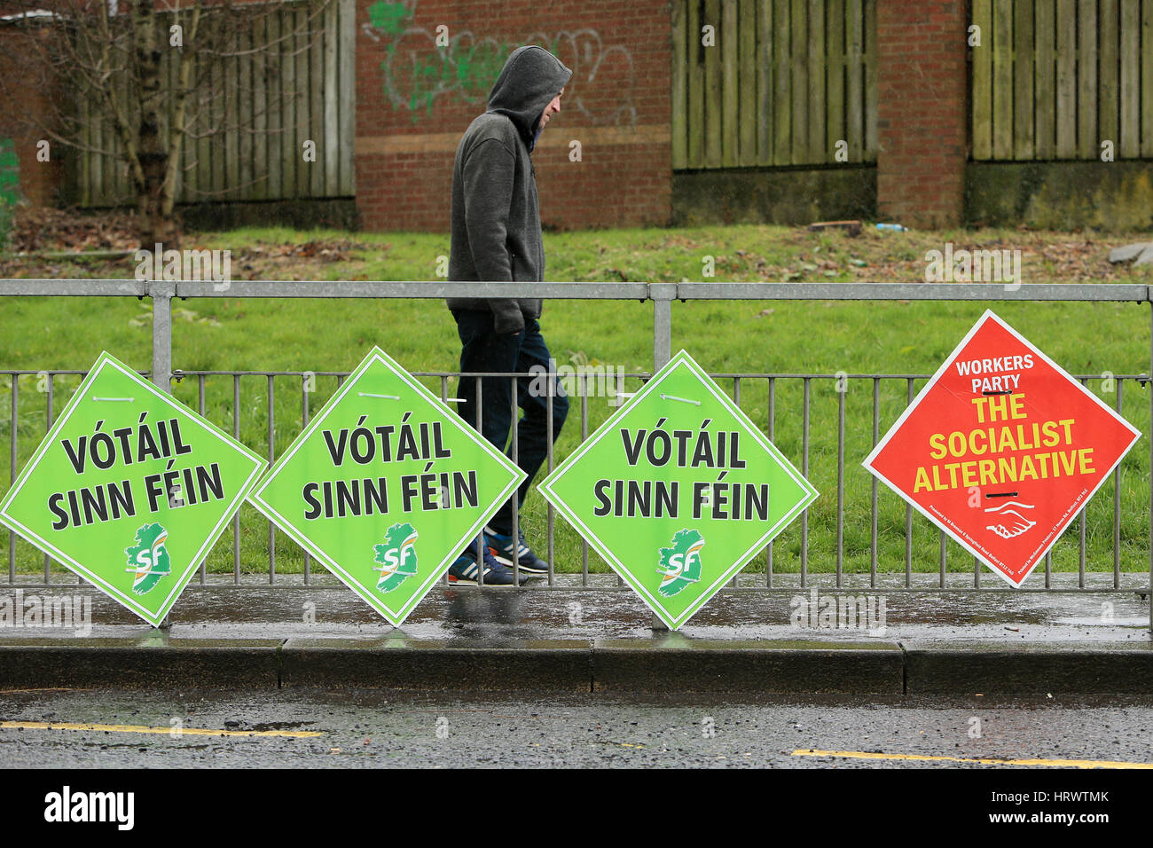 Irish election posters hi-res stock photography and images - Alamy