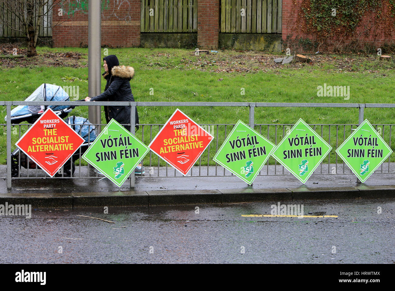 Irish election posters hi-res stock photography and images - Alamy
