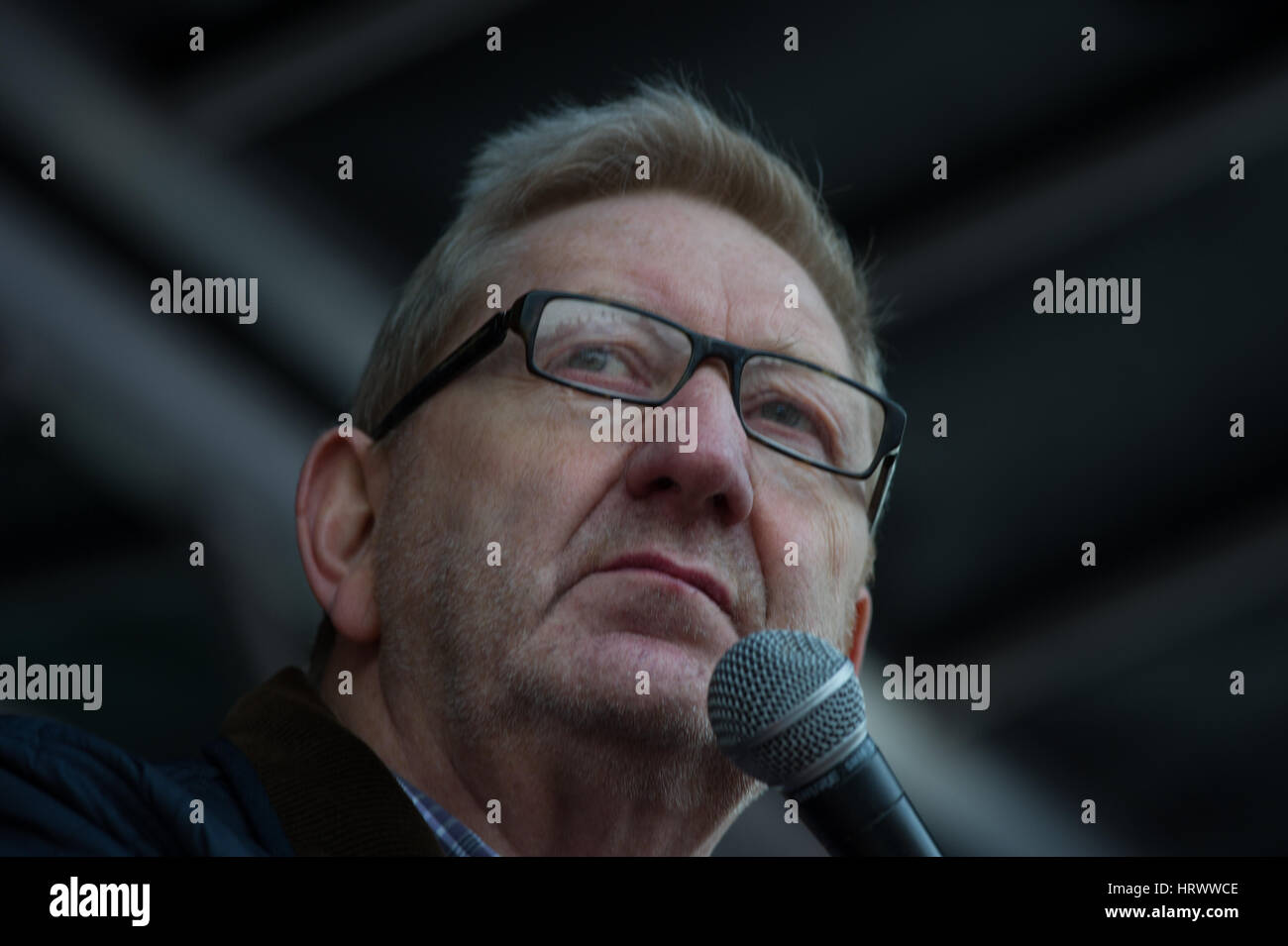 London, England, UK. 4th March 2017. Len McCluskey, the Unite Union ...