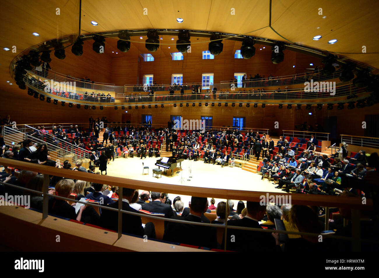 Berlin, Germany. 04th Mar, 2017. The new Pierre Boulez Hall in the ...