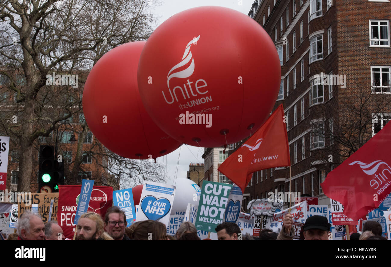 Unite uk rally london hi-res stock photography and images - Alamy