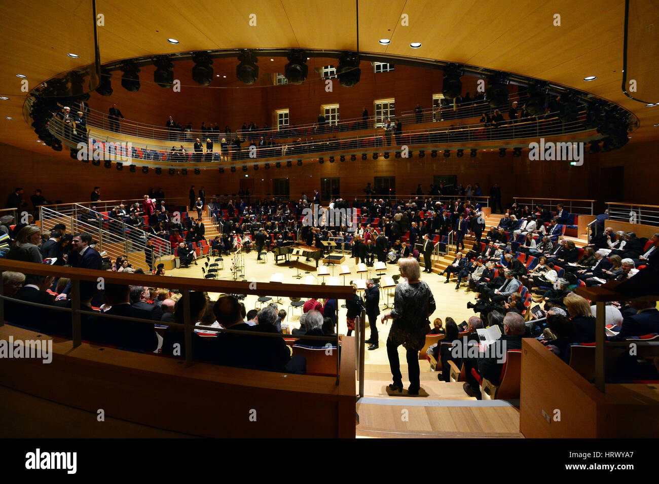 Berlin, Germany. 04th Mar, 2017. The new Pierre Boulez Hall in the ...