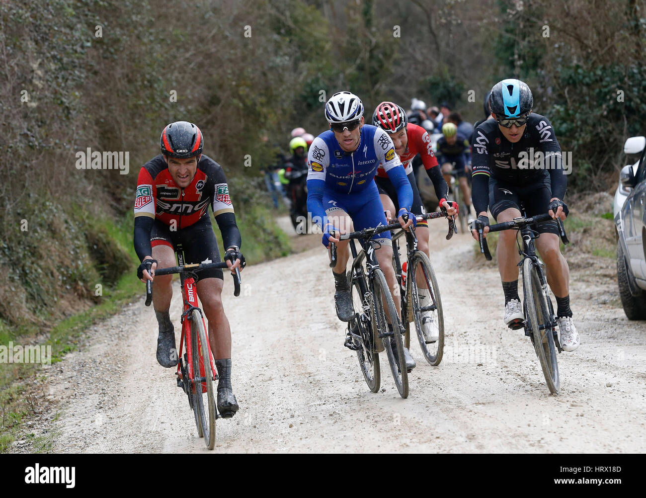 4 March 2017 11th Strade Bianche VAN AVERMAET Greg (BEL) BMC STYBAR ...